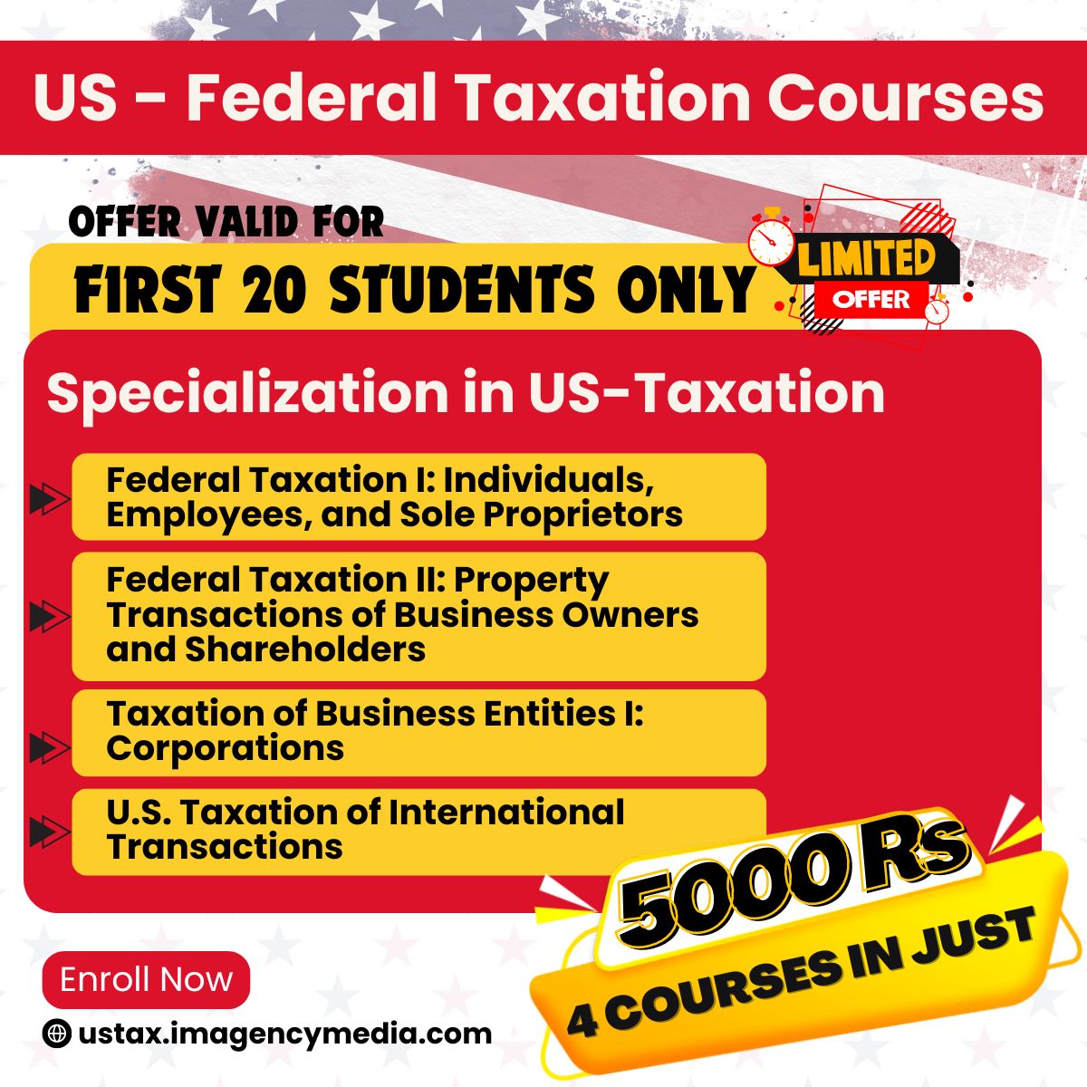 US TAXATION – Become Master in US-Taxation System